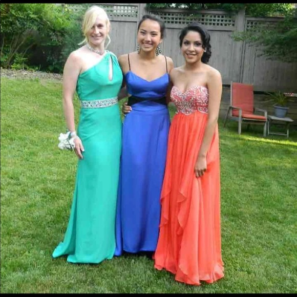 Dresses | Rare Tangerine Prom Dress | Poshmark